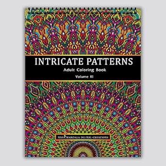 Intricate Patterns: Adult Coloring Book – Volume III: Mysa Mandala ...