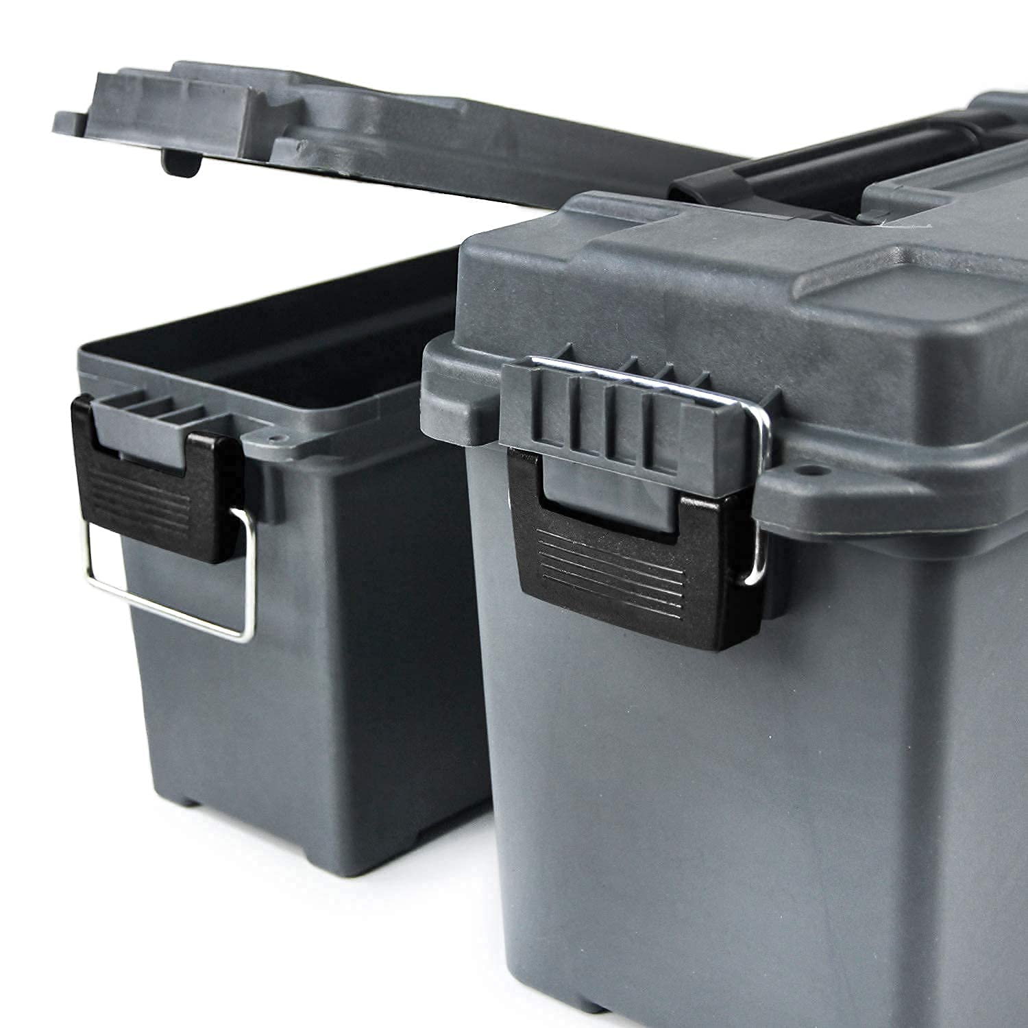 Snapklik.com : Plastic Ammo Cans, 2-Pack Lockable Ammo Storage ...