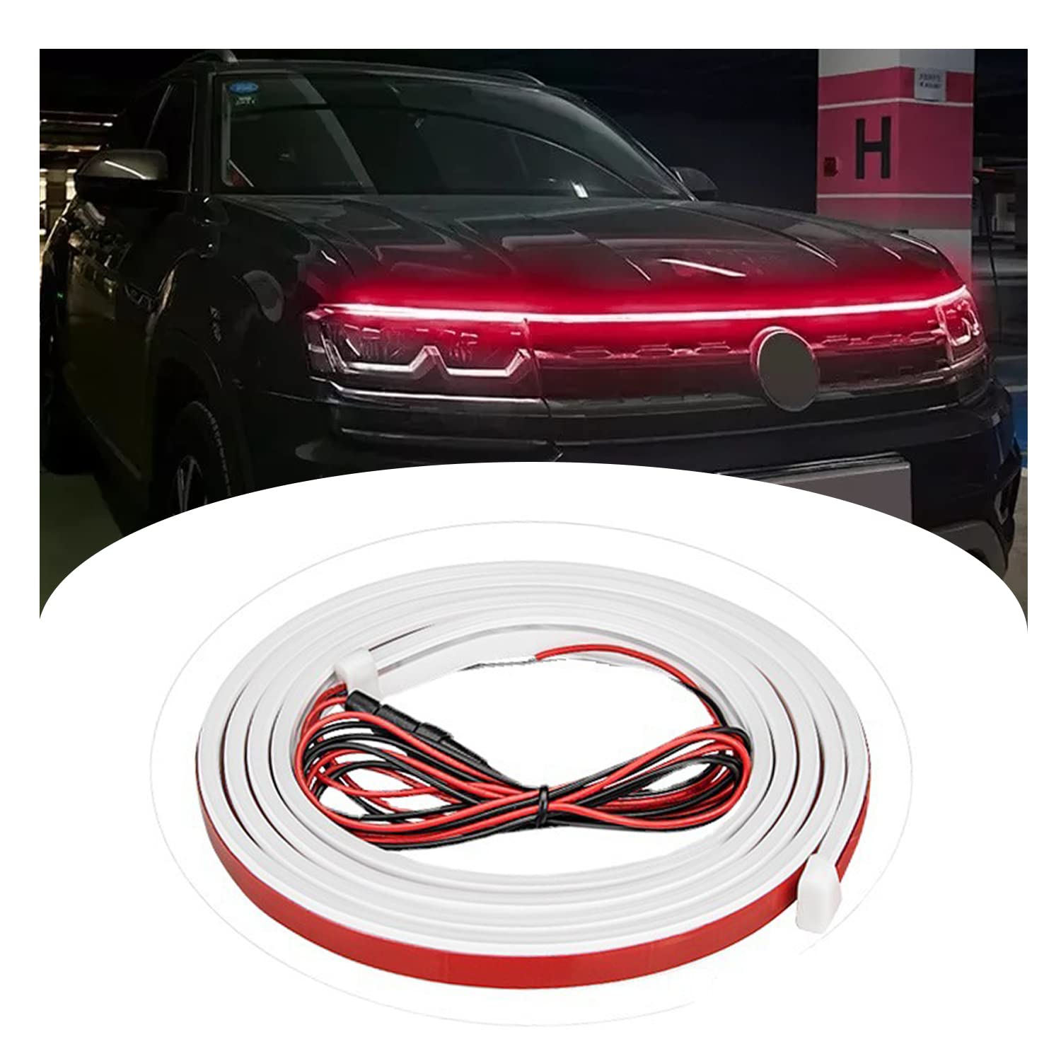 Amazon.com: Exterior Car LED Strip Lights - Dynamic Scan Start Up ...