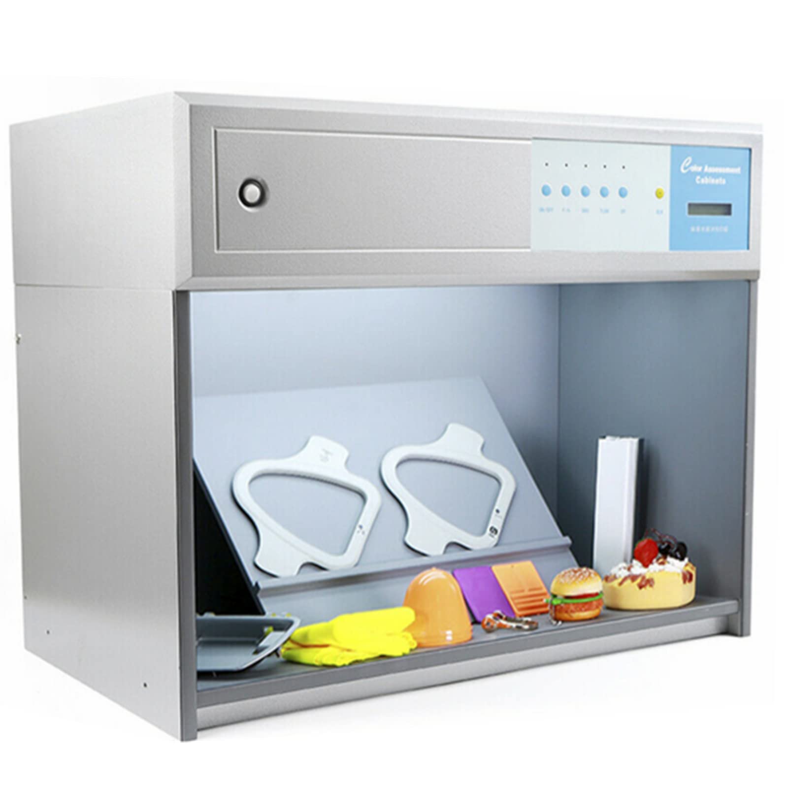 BJTDLLX 4 Color Assessment Cabinet Box, 4 Light Sources Color Matching ...