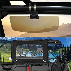 Amazon.com: StarknightMT Defender Sun Visor and Soft Rear Window ...