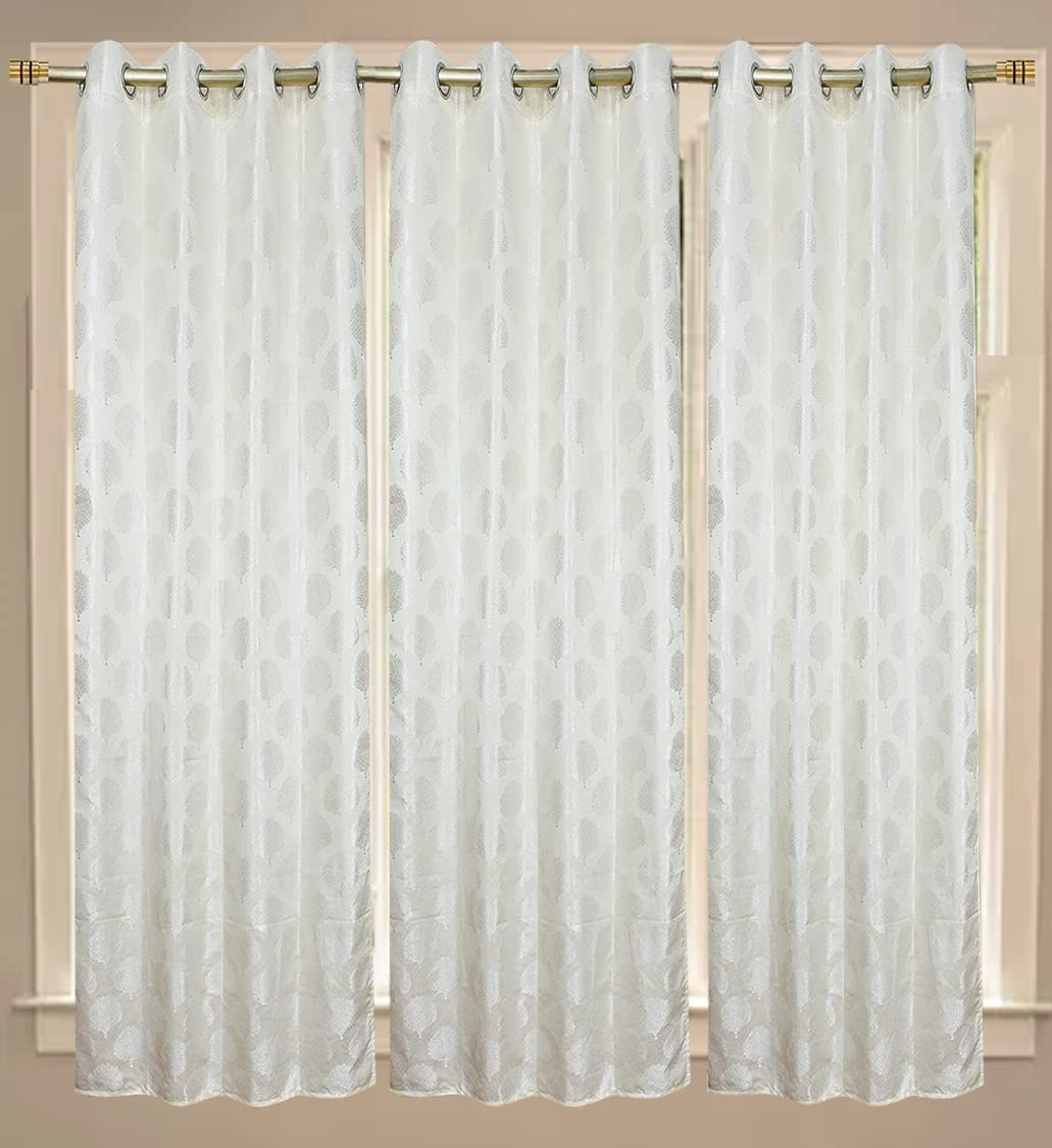 Buy FRESH FROM LOOM Curtains for Door 10 Feet Long | Big Window Curtain ...