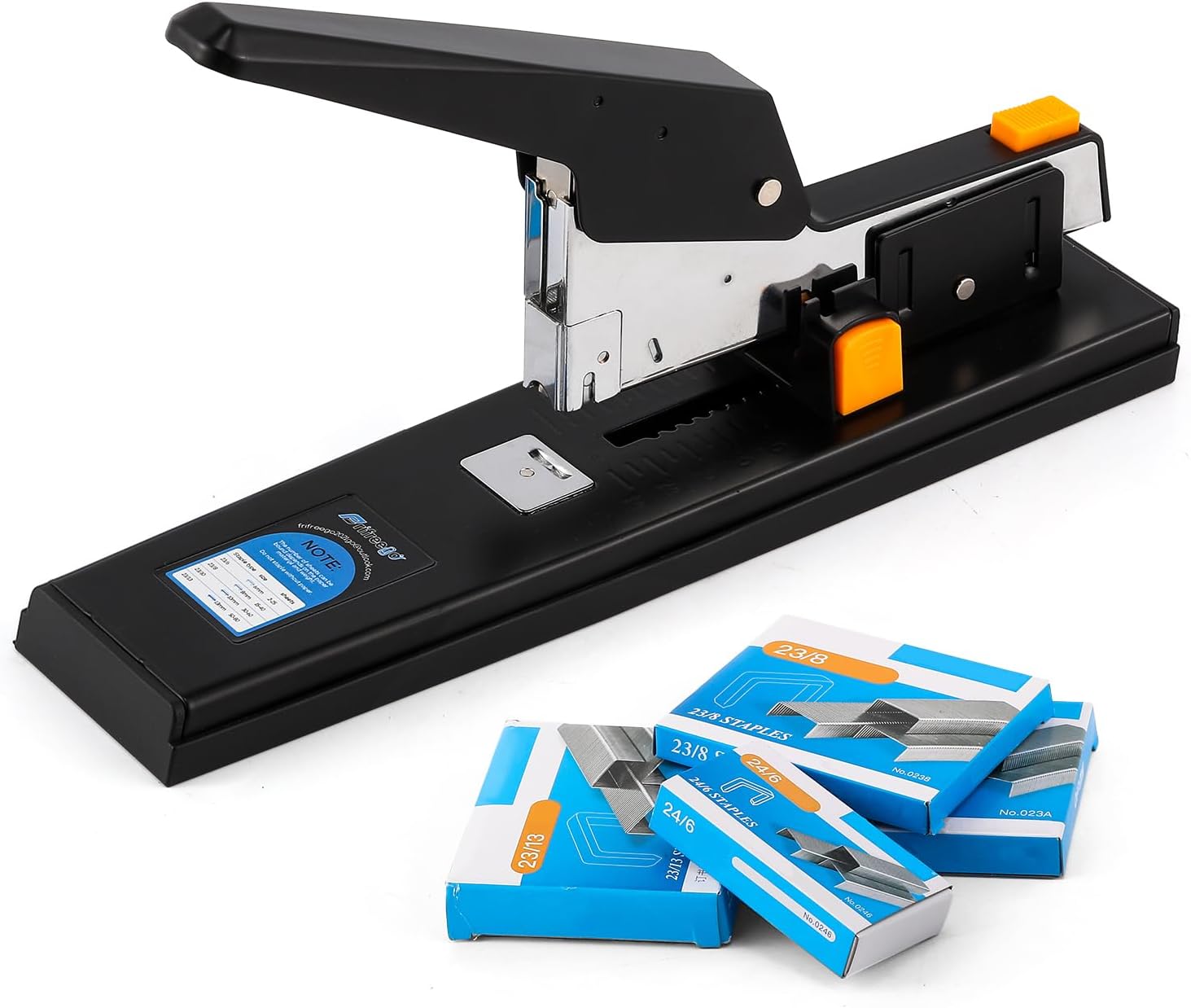 Amazon.com : Frifreego Light-duty Stapler Jam-free 80 Sheet Capacity ...