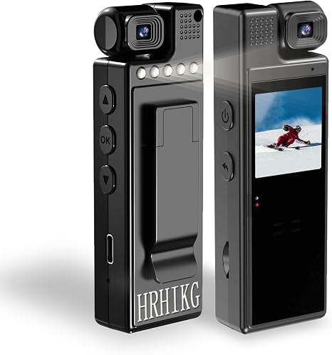 Amazon.com: HRHIKG Body Camera Mini Bodycam, Portable Cameras Wearable ...