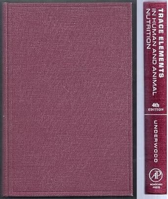Trace Elements in Human and Animal Nutrition | Amazon.com.br