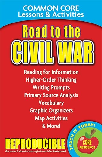 Road to the Civil War: Common Core Lessons & Activities: March, Carole ...