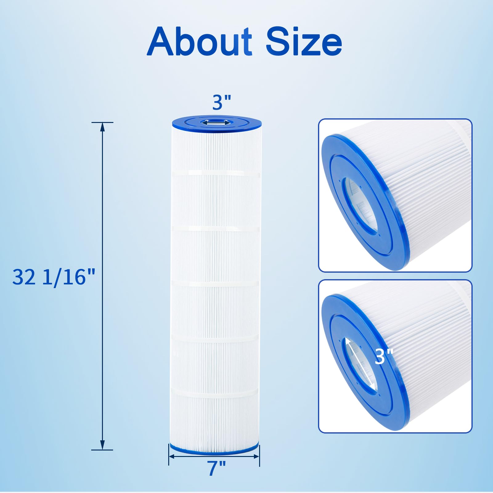 Pool Filter with CCP520, R173578, PCC130, Unicel C-7472, Clean and ...