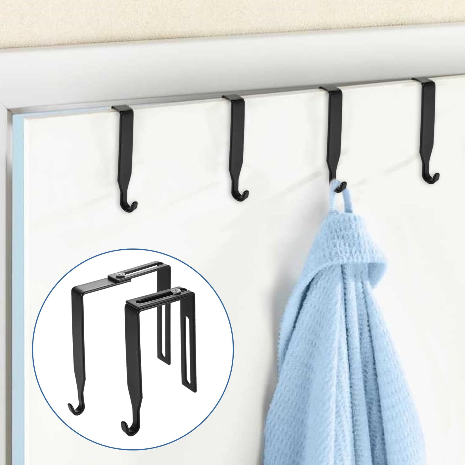 Snapklik.com : 18 Pack Adjustable Cubicle Hooks Cubicle Hangers, Metal ...