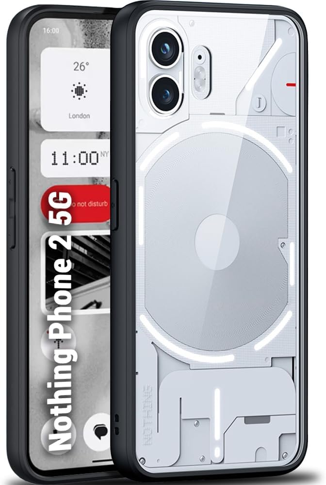 TheGiftKart Ultra-Hybrid Crystal Clear Back Cover Case for Nothing ...