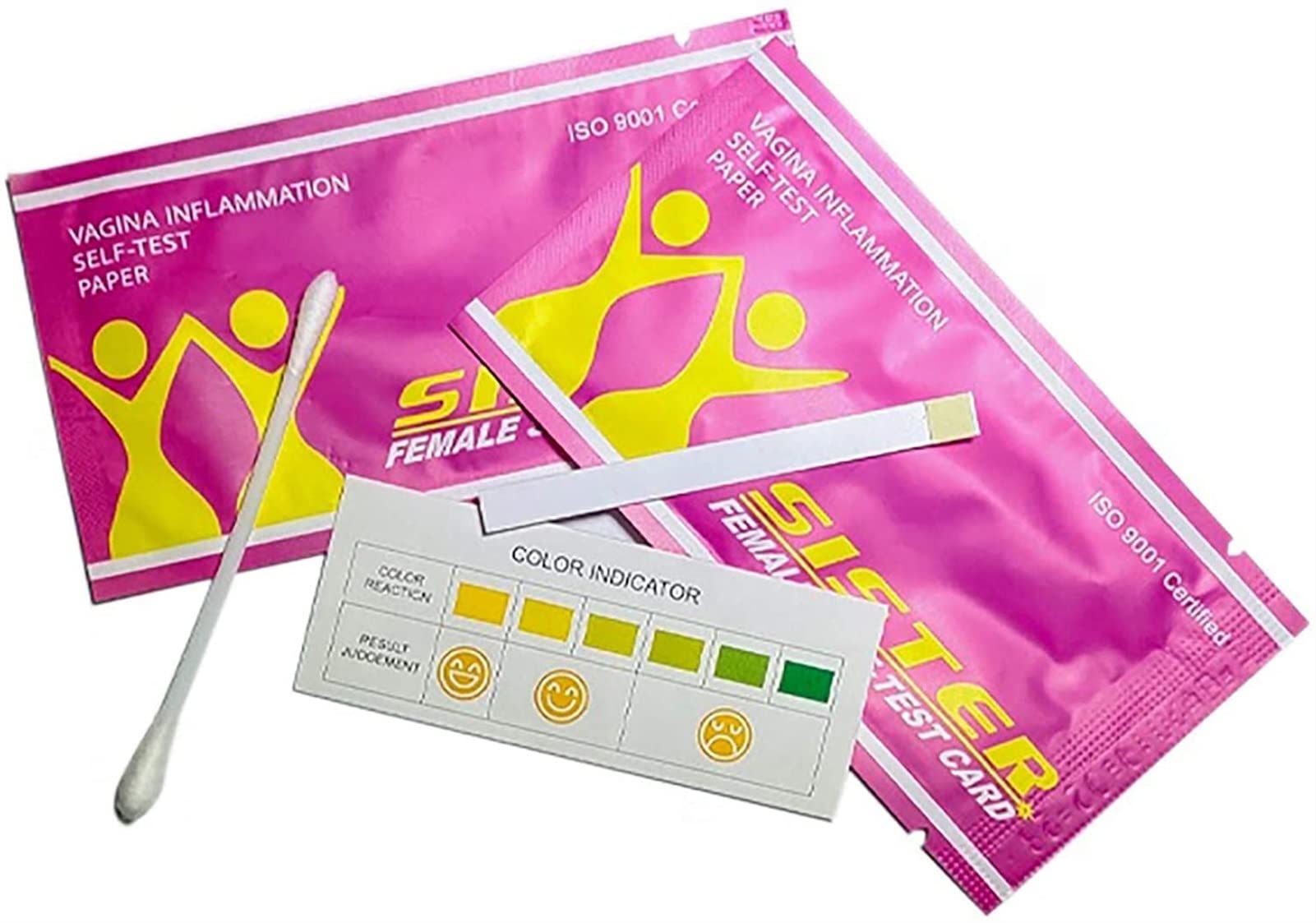 Buy 5 Pack Bacterial Vaginitis pH Rapid Test Device, Vaginal Test Strip ...