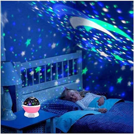 House of Quirk Plastic Night Light Lamps for Bedroom 360 Degree ...