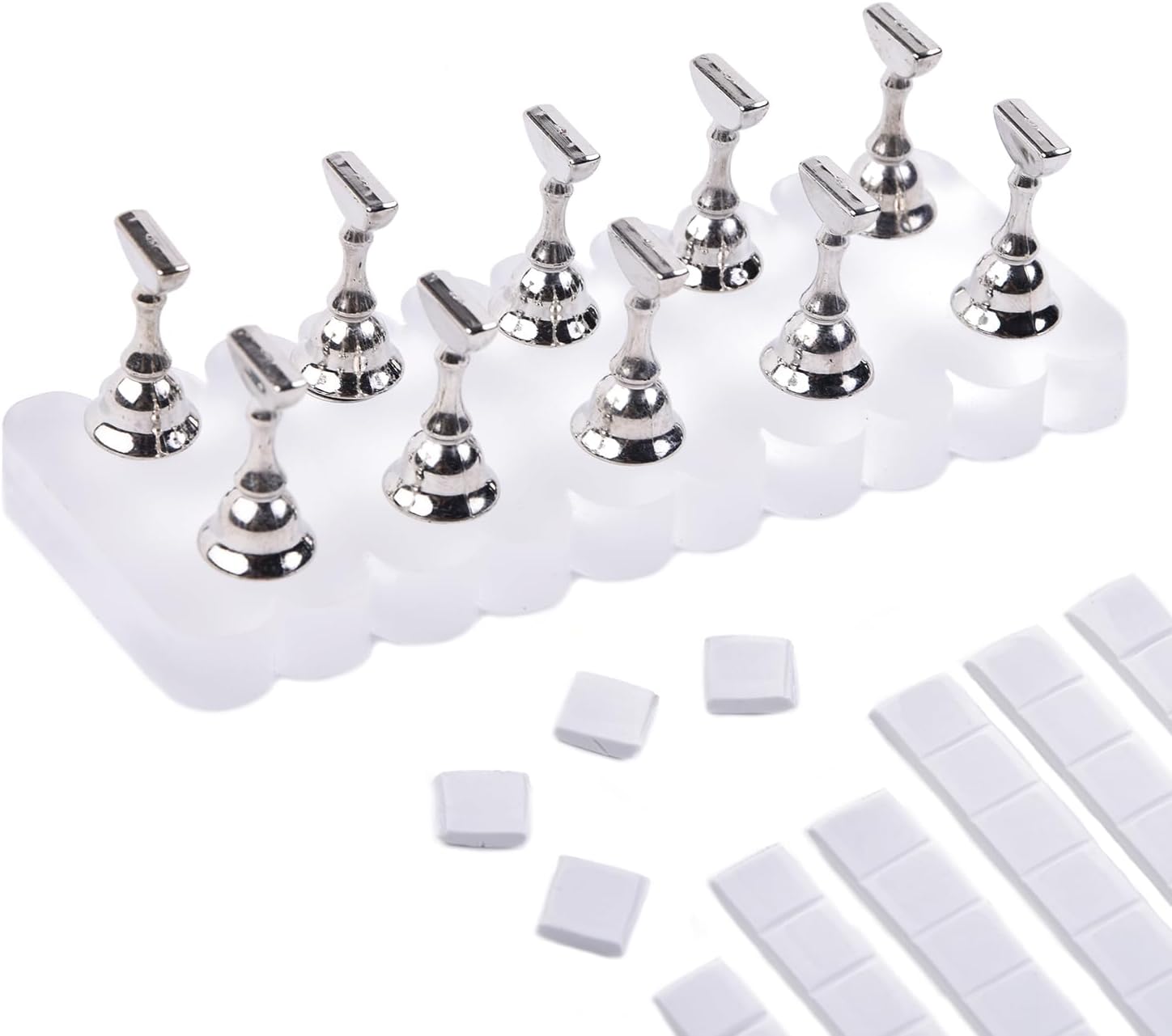 Amazon.com: BQAN 2 Set Nail Holder for Painting Nails, Transparent ...
