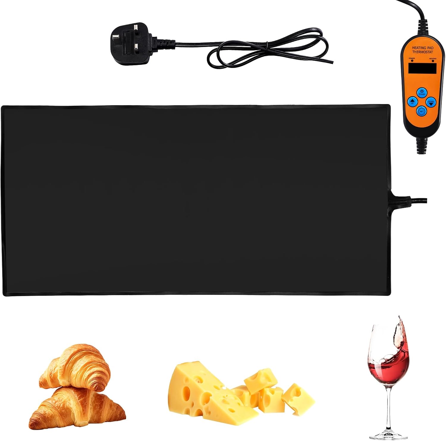 Bread Proofer Warming Mat, 21-48℃ Temperature Control Bread Proofing ...