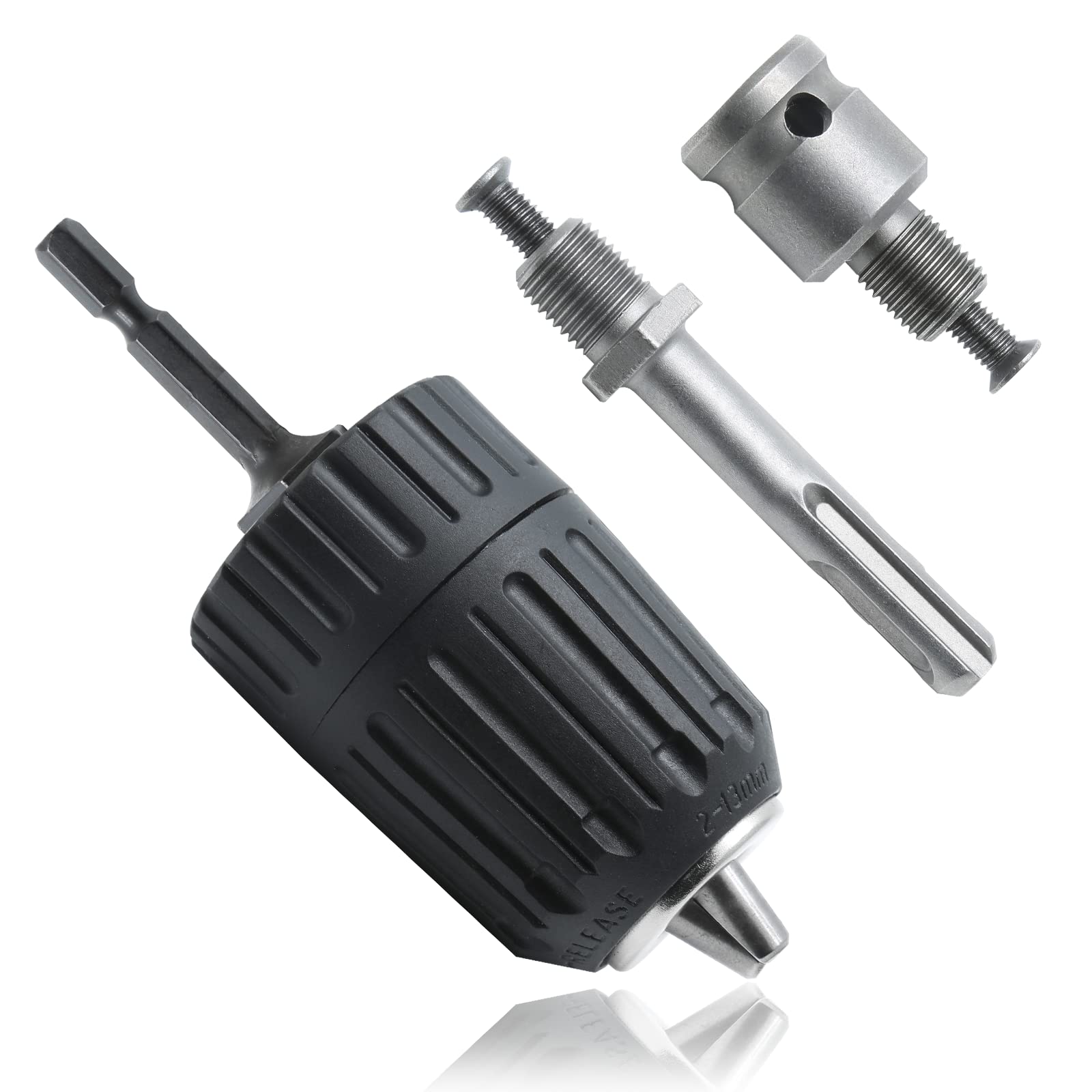 Buy LifCratms 2.0-13mm 1/2" Key Drill Chuck Adapter, 1/2-20UNF Capacity ...