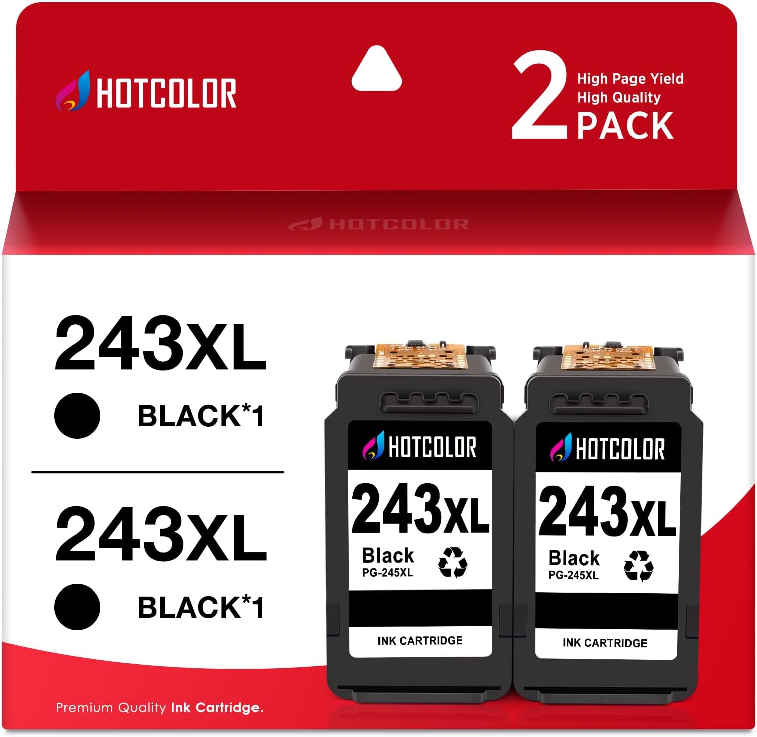 HOTCOLOR PG-243XL(245XL) ts3420 Ink cartridges PG243 Replacement for ...