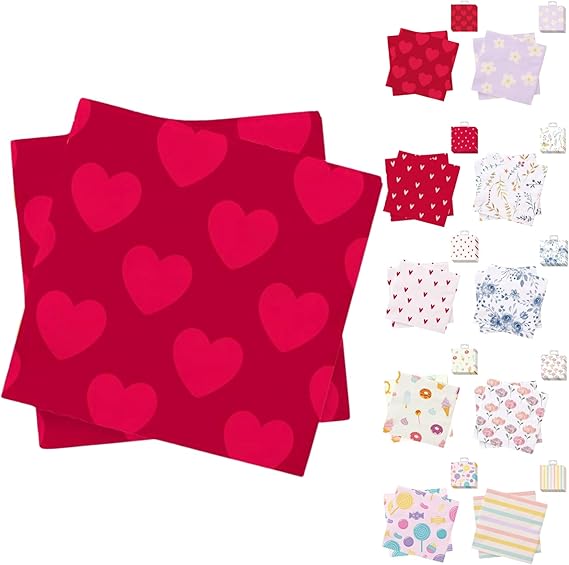 ANDINUS Lot de 40 serviettes en papier décorées - Motifs amusants ...