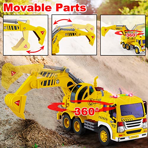 Gizmovine Dump Truck Toys Excavator Set Truck Toys For 3 5 Year Old Boys 2 Pack Friction gizmovine-dump-truck-toys-excavator-set-truck-toys-for-3-5-year-old-boys-2-pack-friction