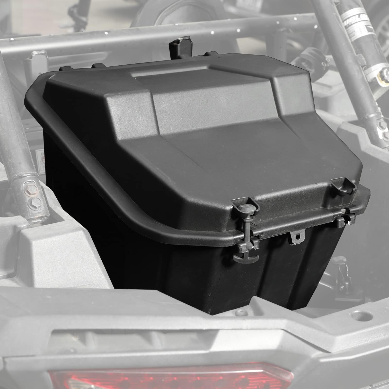 Rear Storage Cargo Box, A & UTV PRO 69 QT Waterproof Rear Bed Tool Bin ...