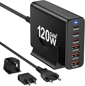 Amazon.com: European USB C Charger Station Fast Charging Hub Europe ...