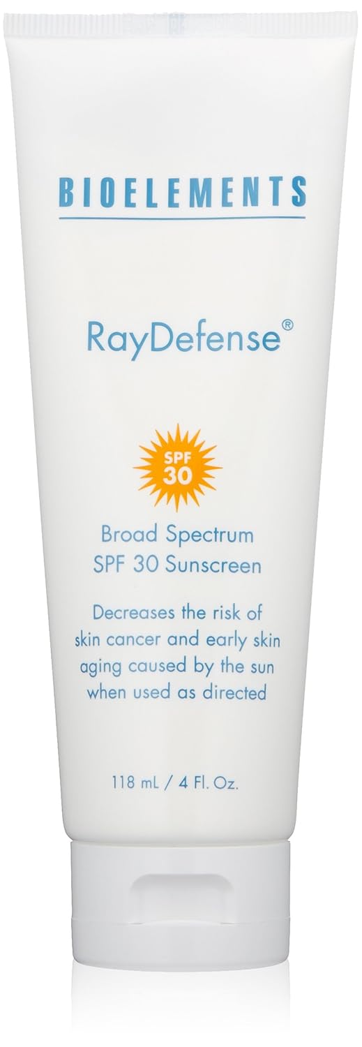 Amazon.com: Bioelements Raydefense Broad Spectrum SPF 30 Sunscreen, 4 ...
