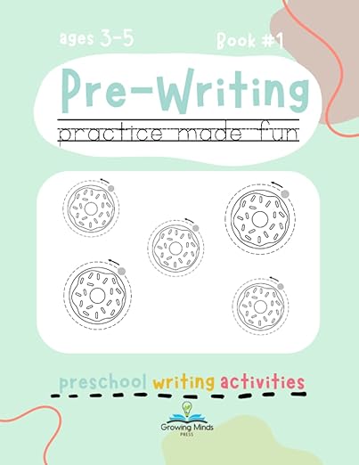 Pre-writing Practice Made Fun: Preschool Writing Activities with Pencil ...