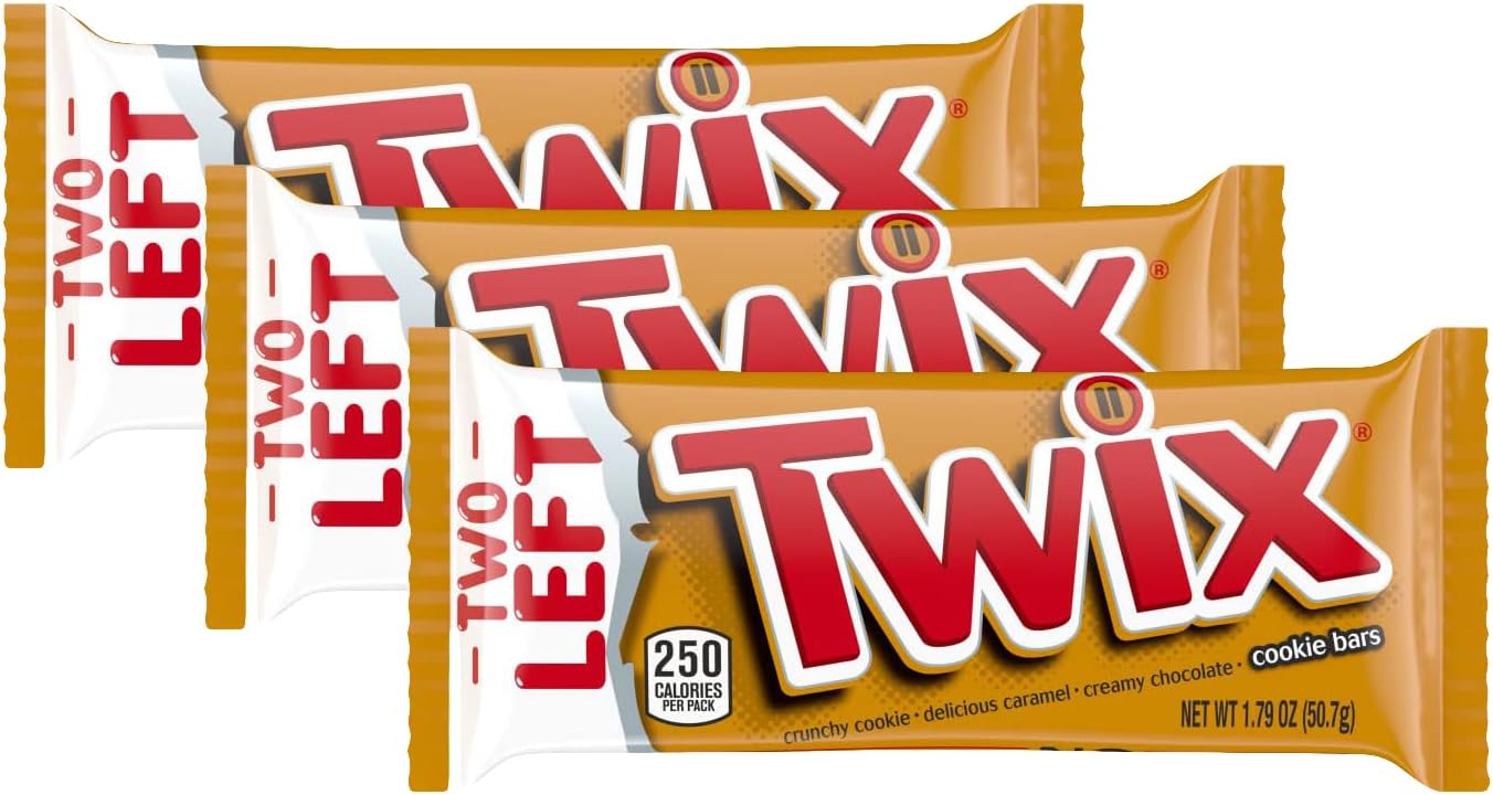 Amazon.com : Twix Caramel Cookie Bar, 1.79 oz (Pack of 3) : Grocery ...