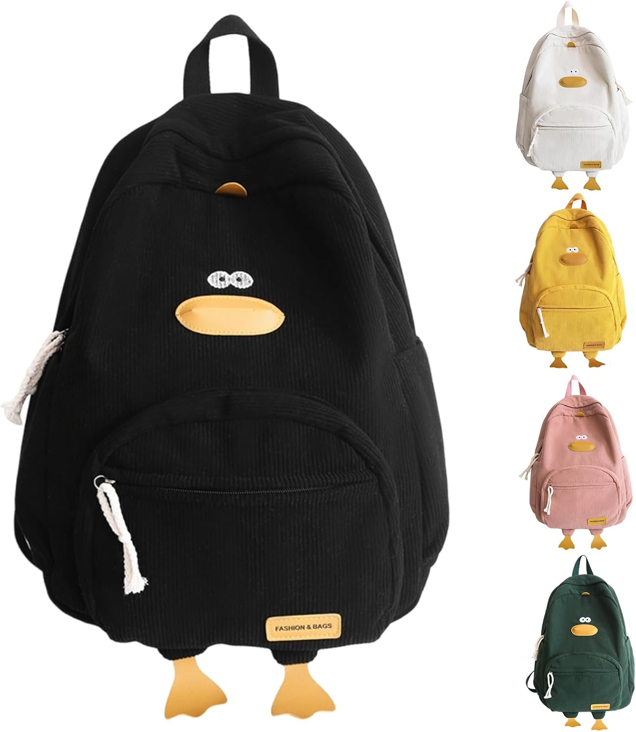 Amazon.com | TJJII Duck Cute Backpack, Large Capacity Cute Funny ...