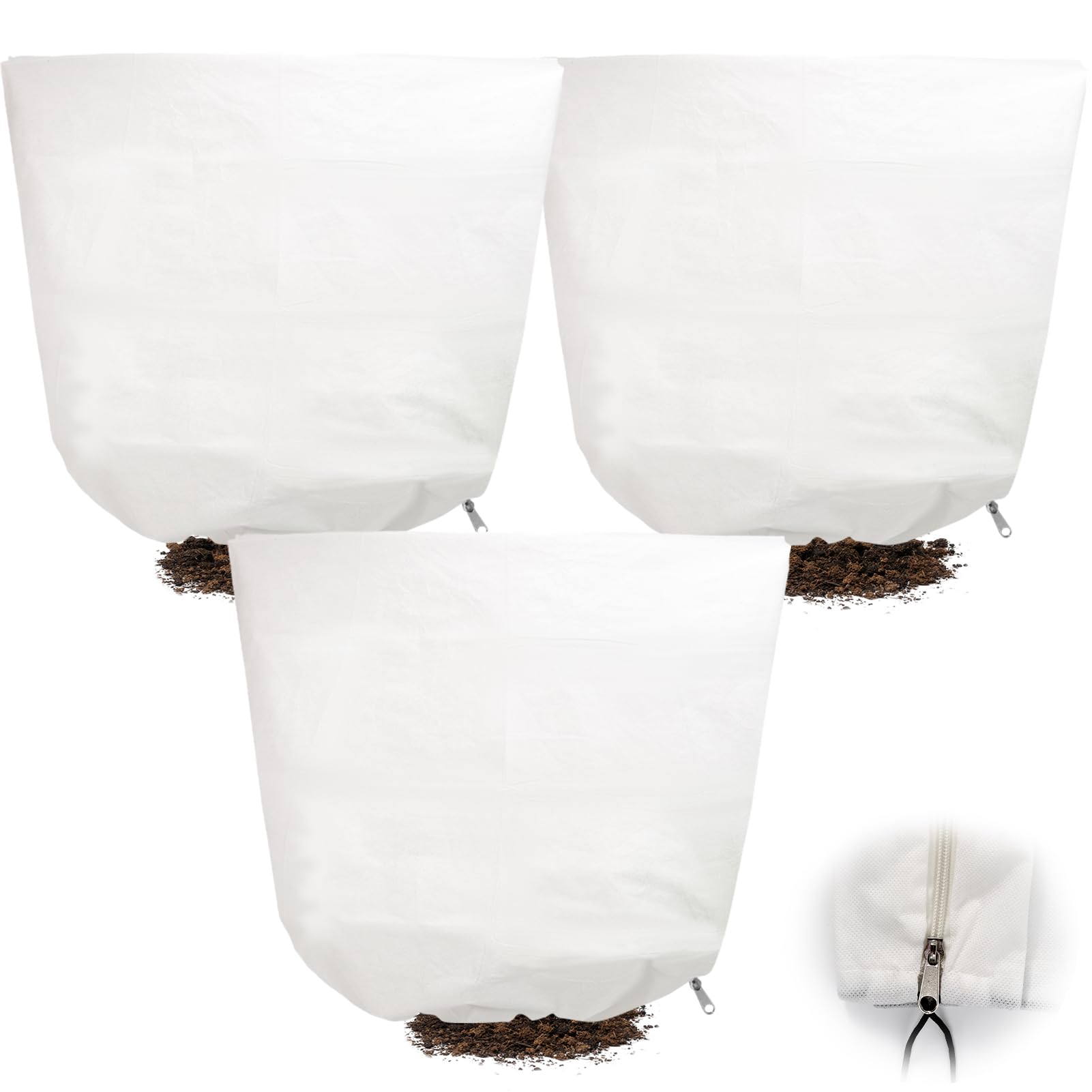 Amazon.com : NNG 3PCS Winter Plant Covers Freeze Protection 47.2x47 ...