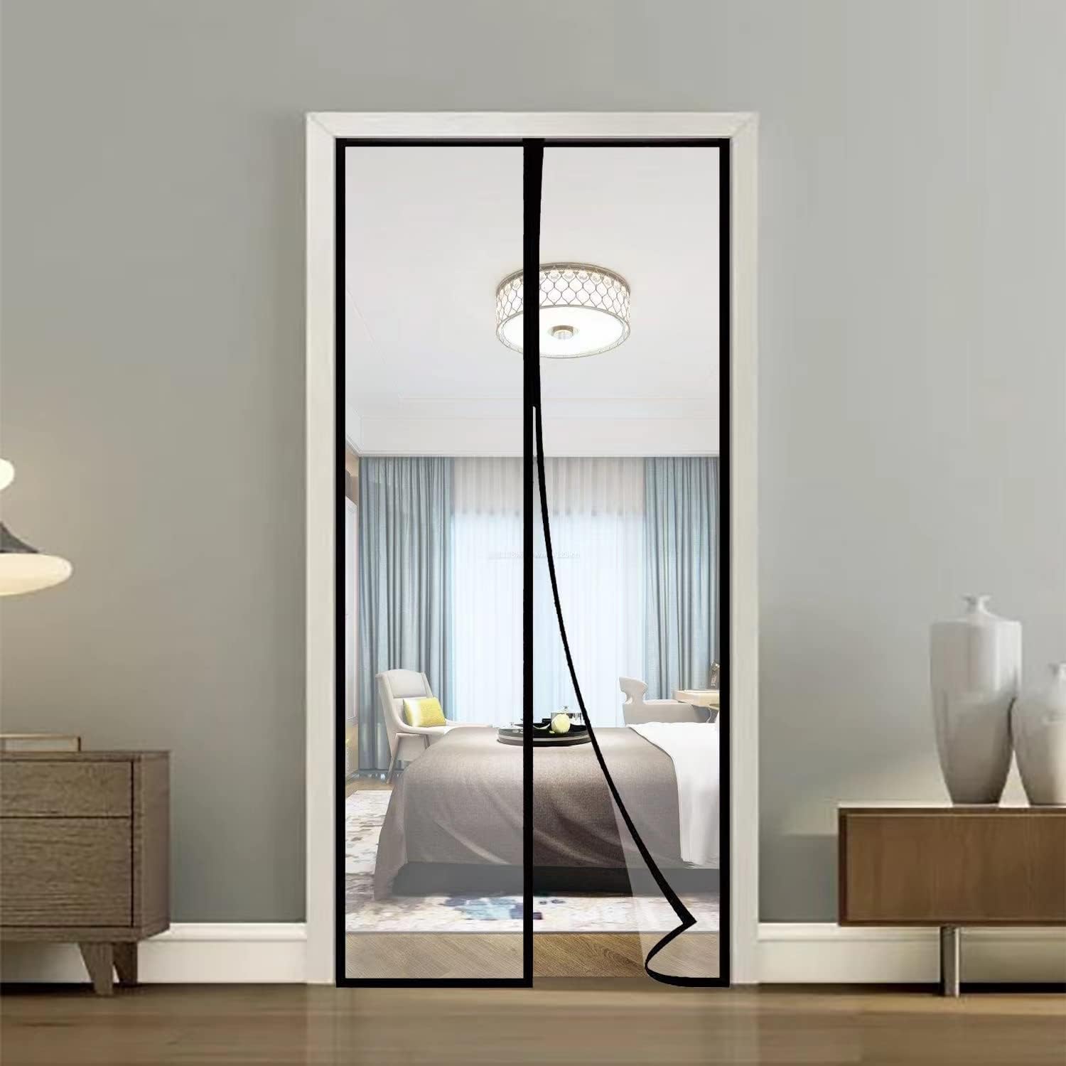 Air Jade Magnetic Insulated Door Curtain, Thermal Insulated Self ...