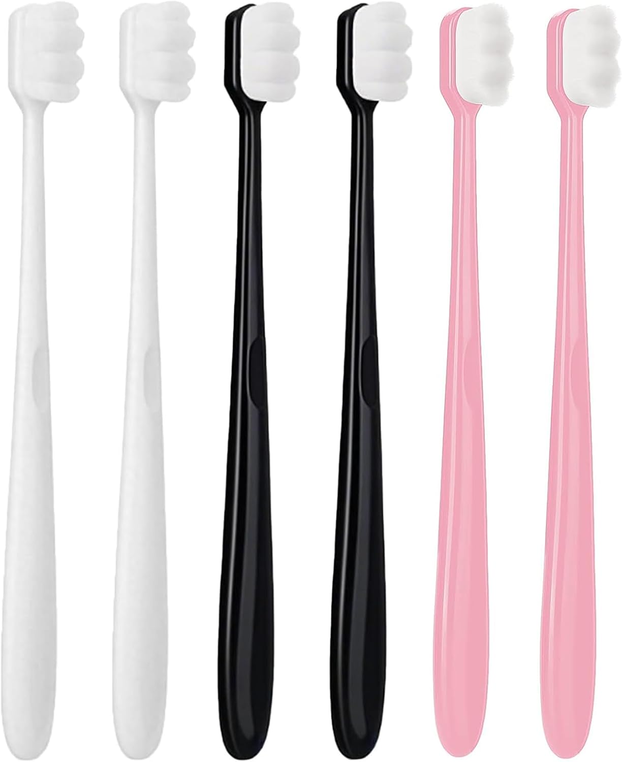 6Pcs Soft Toothbrush for Adults, Soft Bristled Toothbrush, Ultra Soft ...