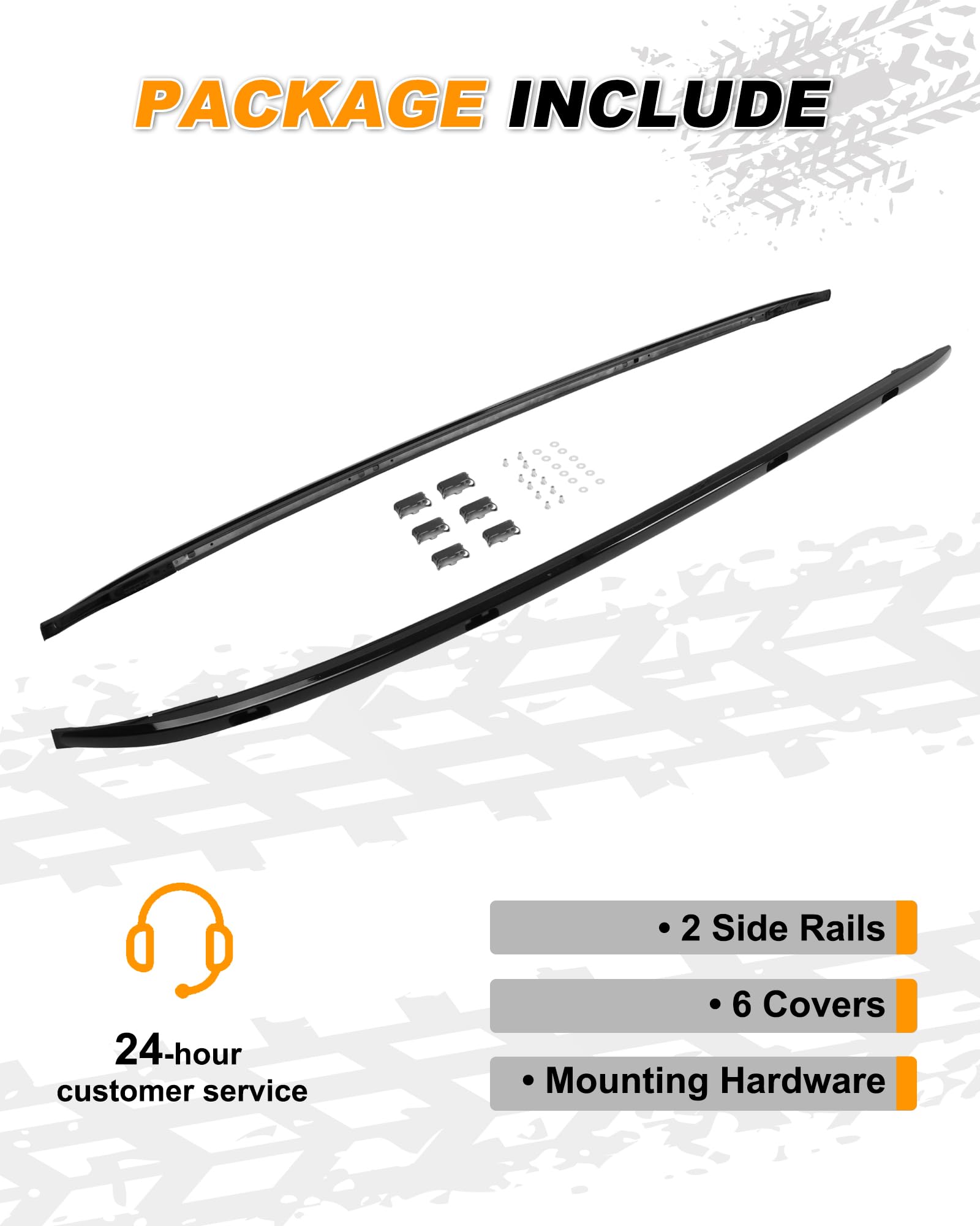 Snapklik.com : Roof Rack Side Rails Fit For Acura MDX 2022 2023 2024 ...