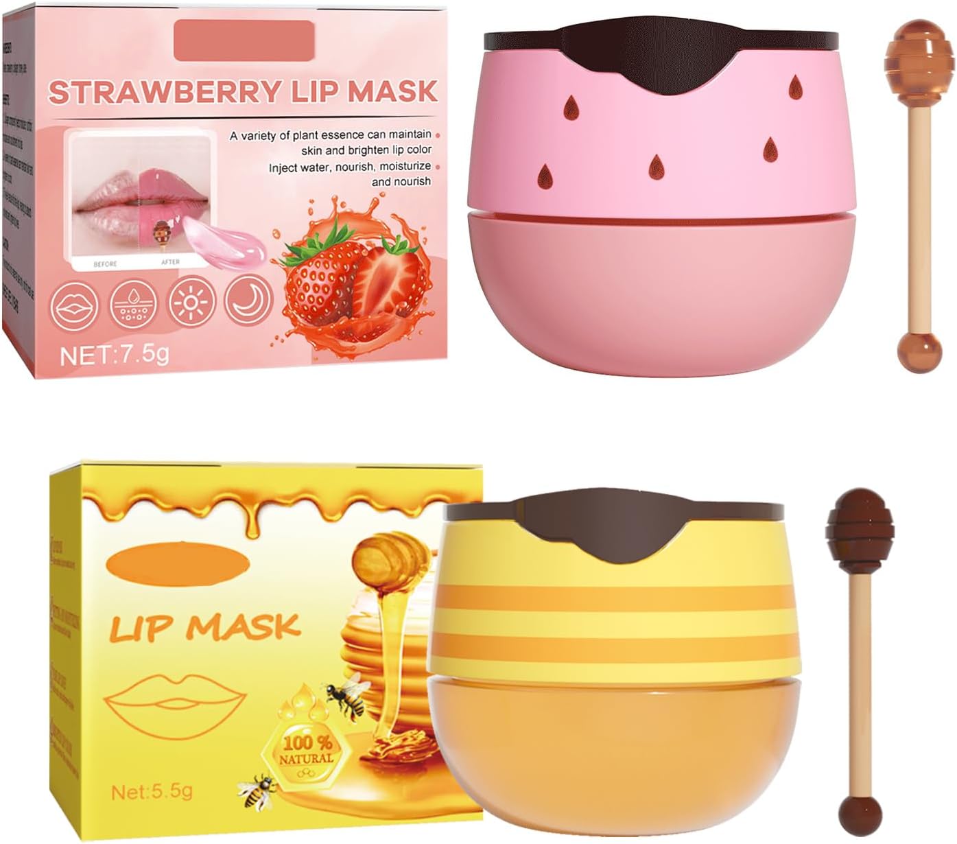 Ninge Bee Balm Lip Balm, Honey Lip Balm, Honey Lip Mask, Bee Balm Lip ...