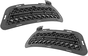 Car Front Grille Grill Lower Bumper Fog Light Cover Trim Compatible ...