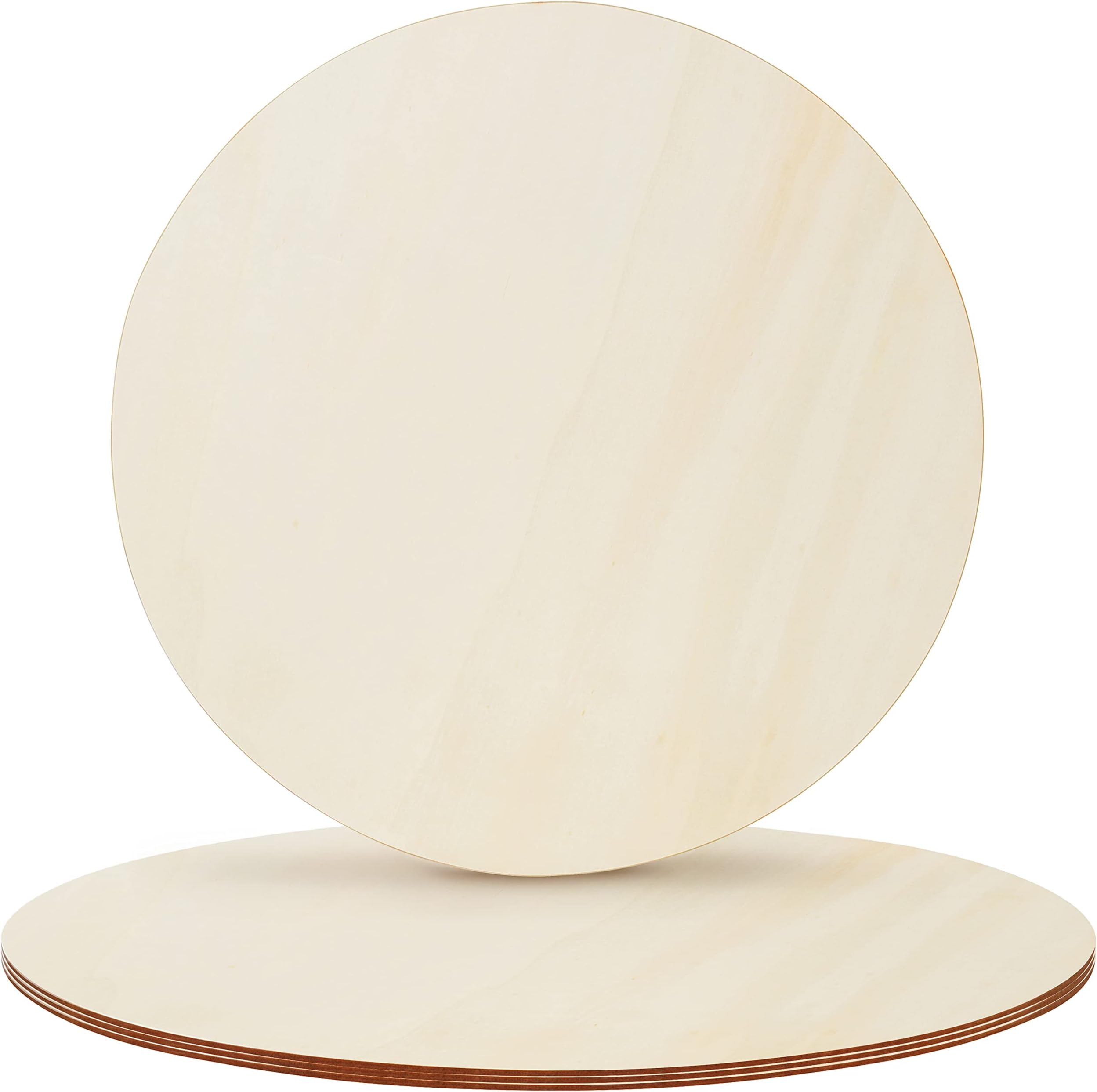 IVEI DIY MDF Round Cutout Wood Sheet Craft - MDF Cutouts Circle Shaped ...