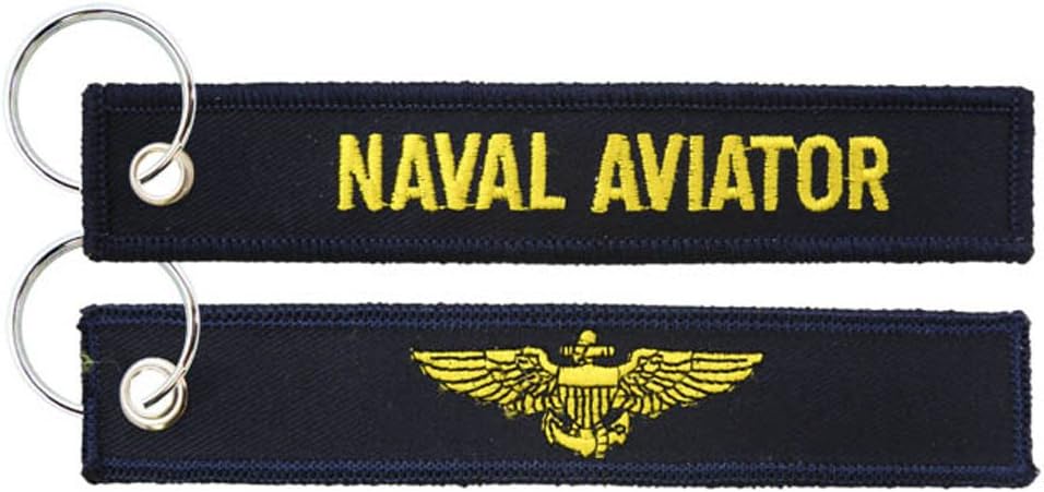 Amazon.com: U.S. Navy / Naval Aviator - USN Embroidered Key Chain Fob ...