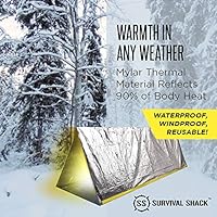 Amazon.com : Sharp Survival Shack Emergency Survival Shelter Tent | 2 ...