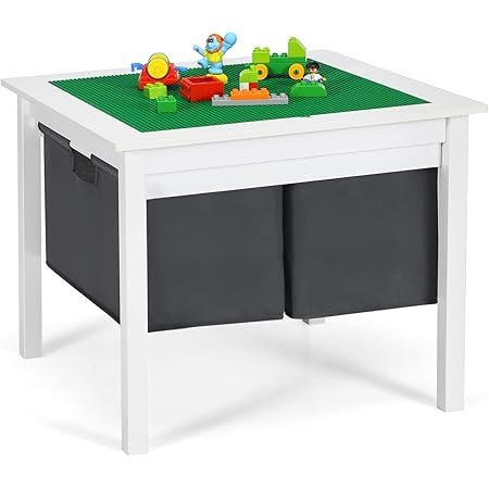 Amazon.com: UTEX 2-in-1 Kid Activity Table with Storage for Older Kids ...