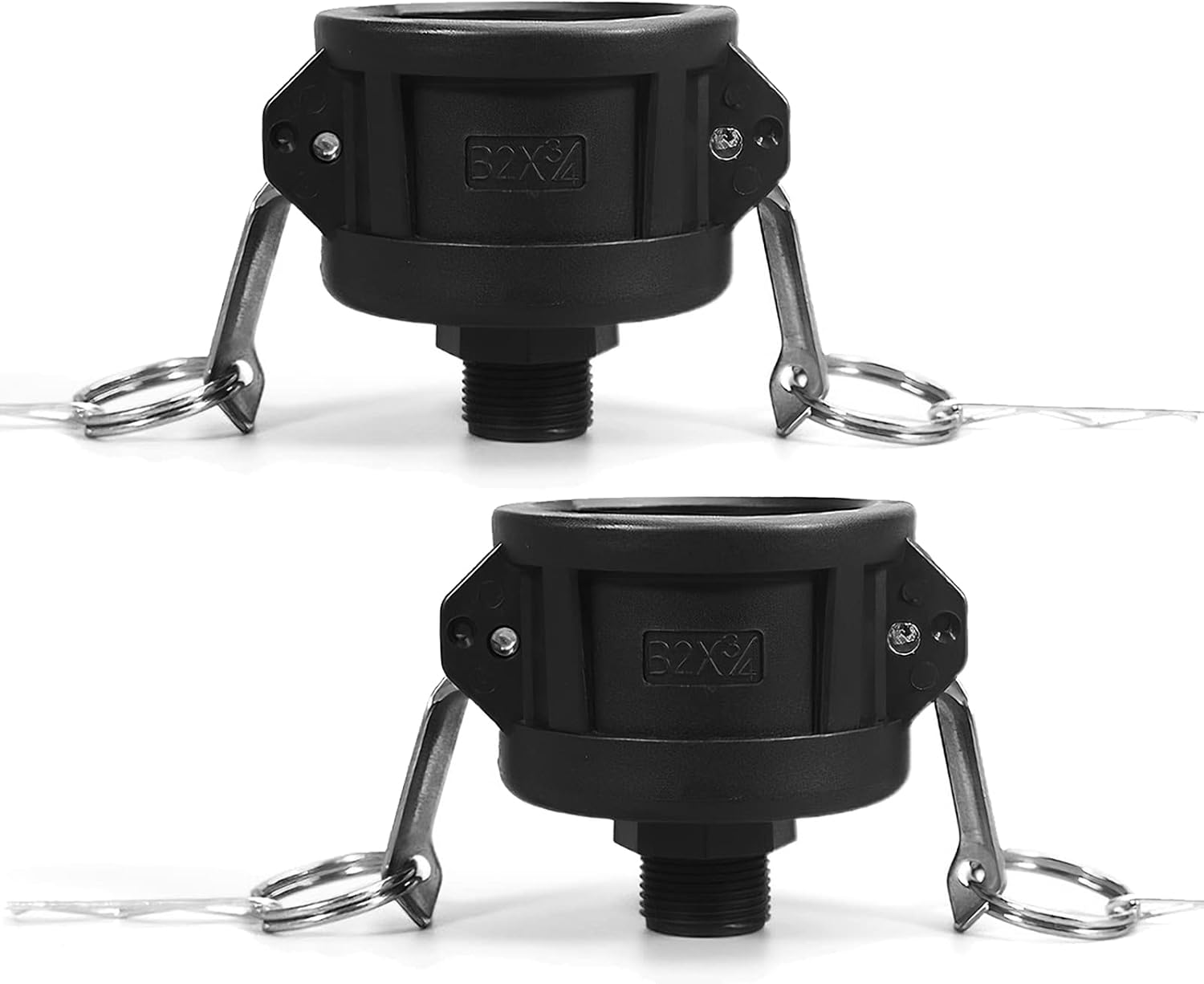 Amazon.com : 2 Pack Black IBC Tote Adapter: 275 330 Gallon IBC Tote ...