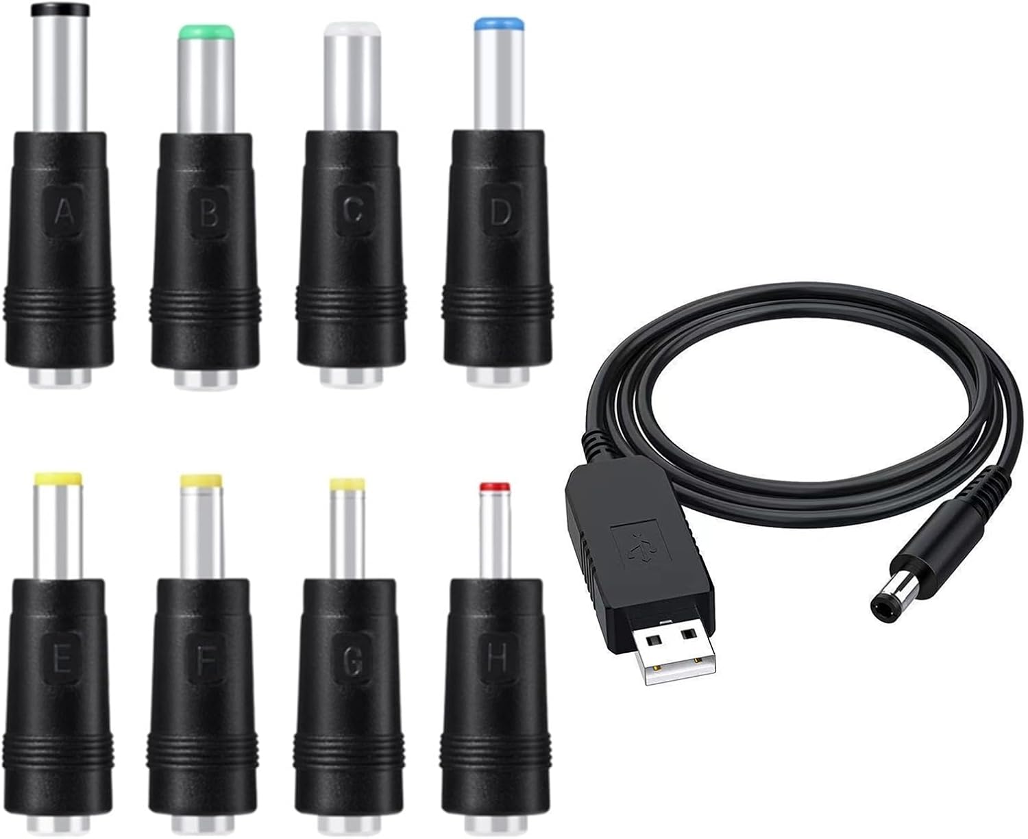 Amazon.com: Yuly USB 5V to DC12V Power Supply Line Step UP Cable USB ...