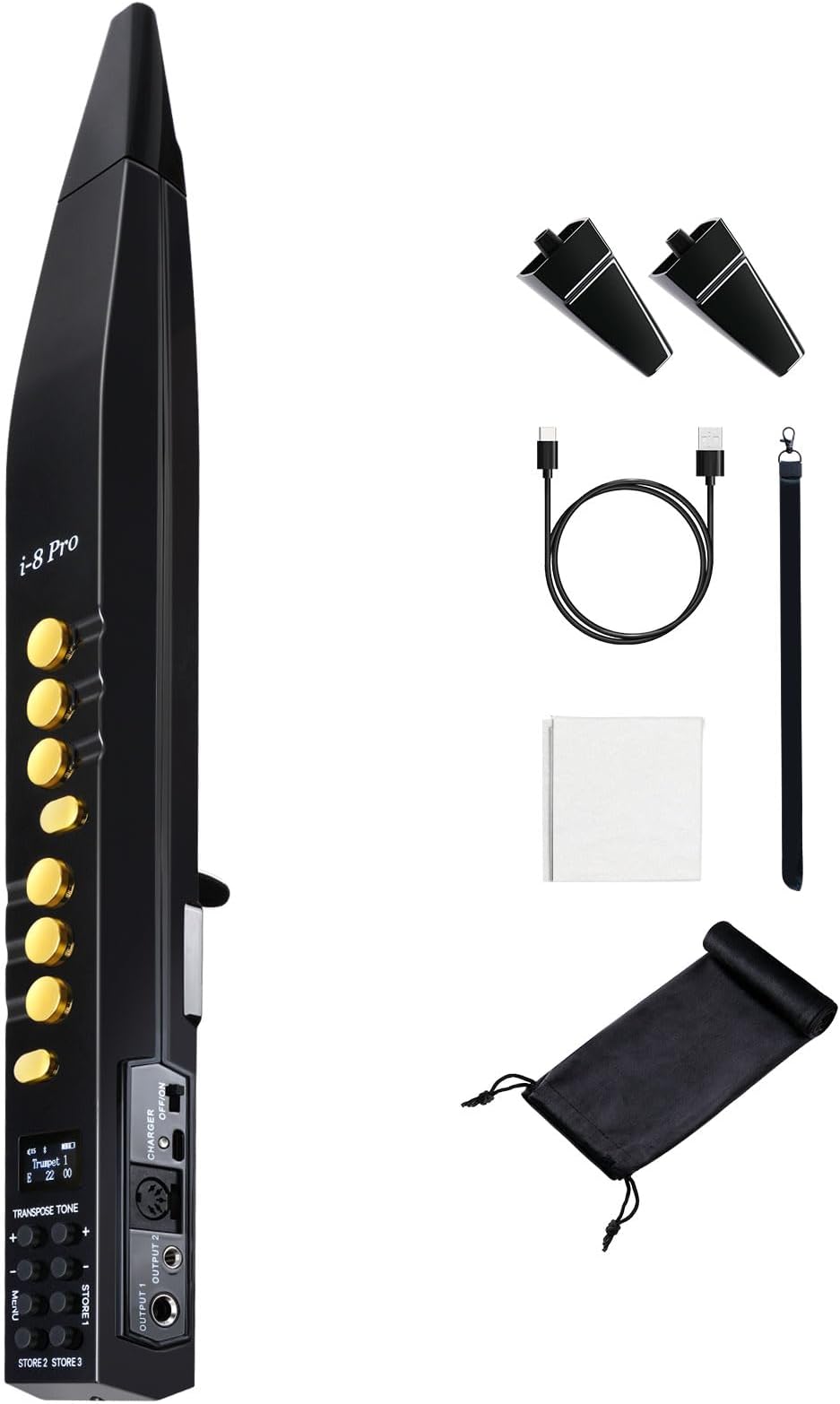 Amazon.com: INGPARTNER i8 Digital Wind Instrument, Electronic Wind ...