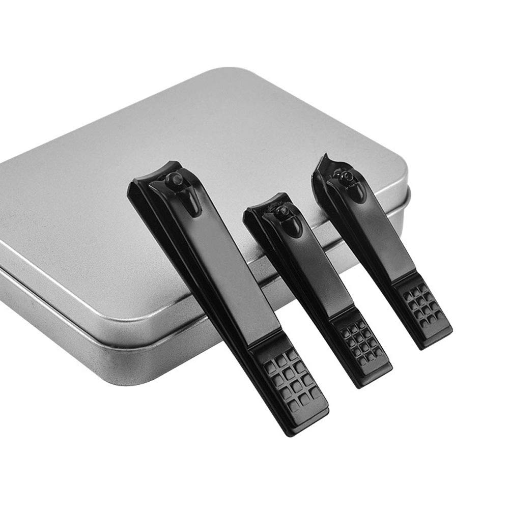 3PCS Nail Clipper Set & Nail Trimmer, Nail Cutter Set, Sharp Straight ...