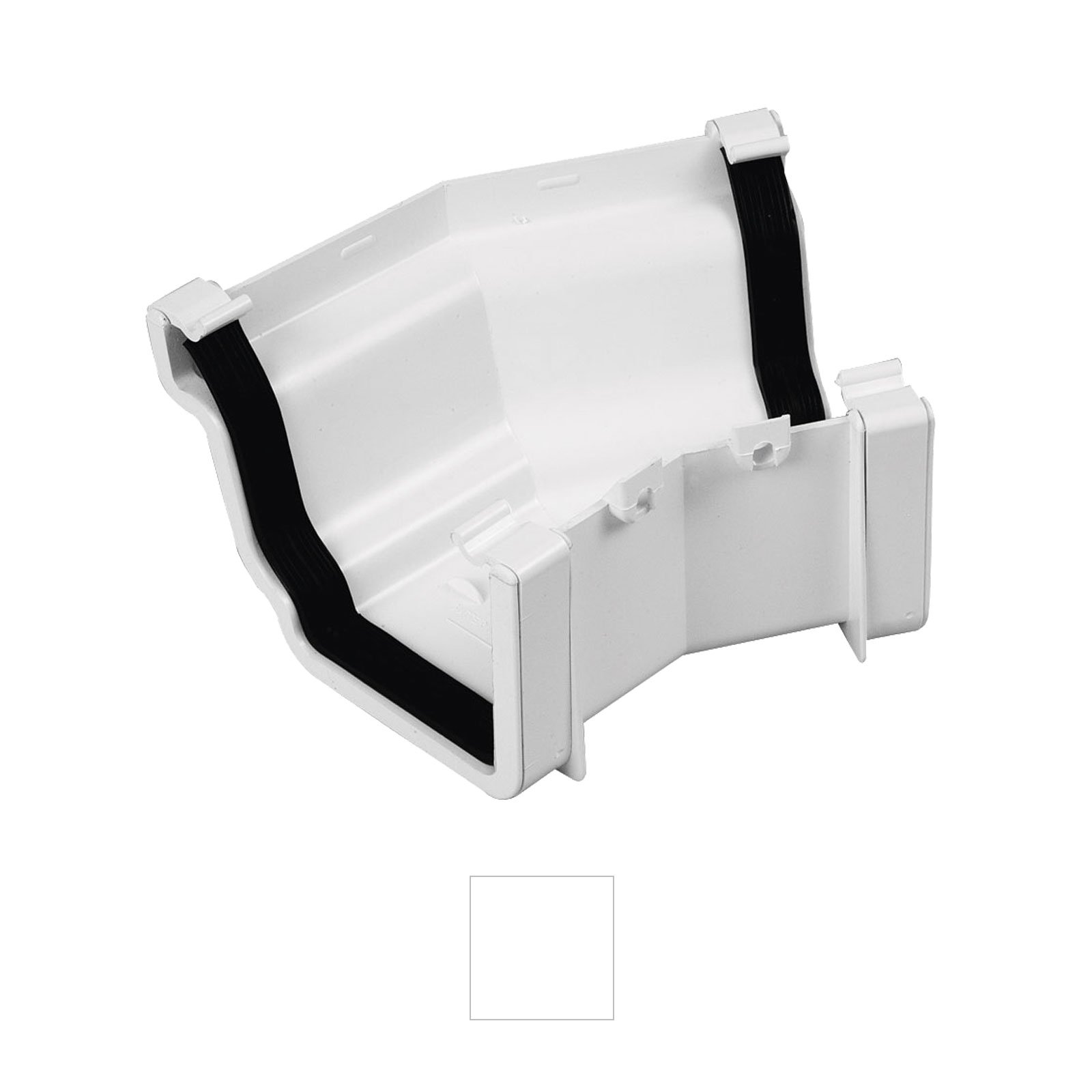 Buy White RWKA4WH 150° External Gutter Corner Marshall Tufflex uPVC ...