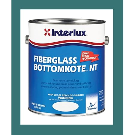 Amazon.com: Interlux YBA569/1 Fiberglass Bottomkote Aqua Antifouling ...