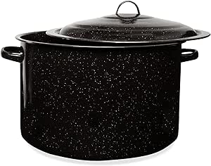 Amazon.com: Millvado Granite 21 Qt Stockpot, Nonstick Soup Pot With Lid ...