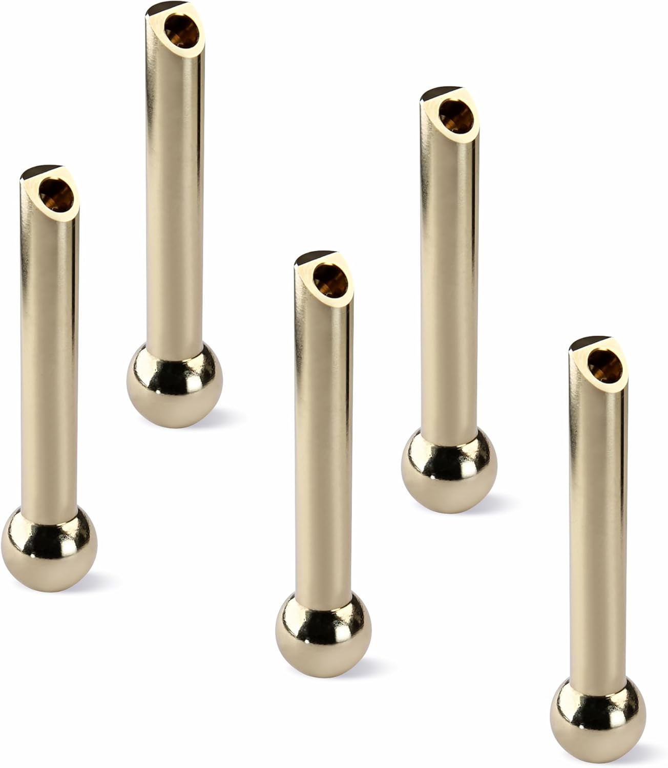 Amazon.com: SWMIRCANT 5 PCS 12MM 45 Brass Ball Cnc Nozzle, Slanted Hole ...