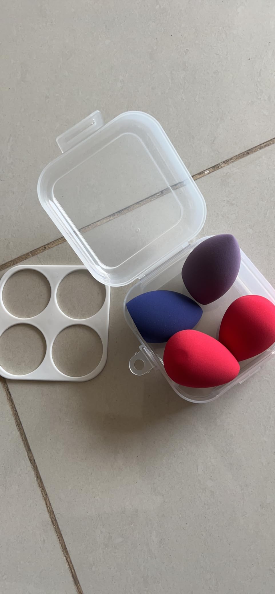 COSLUXE Makeup Sponge Set Beauty Blender with Egg Case, Soft Sponge For ...