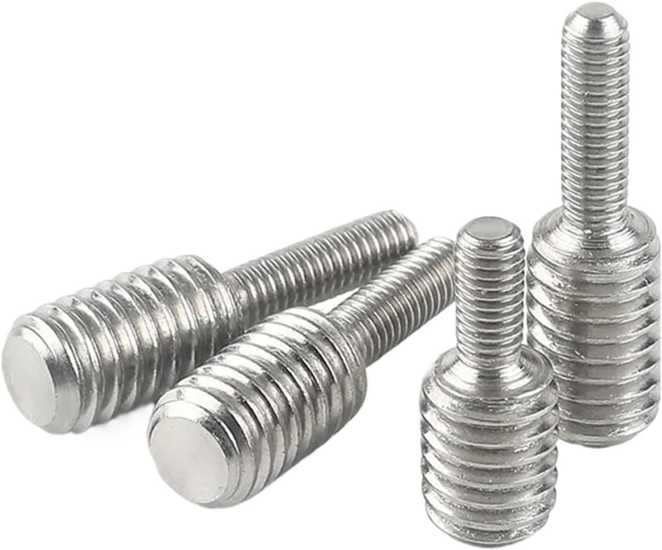 HAEUYA Reduzierbolzen, Doppelgewindebolzen, 4 Stück M4 M5 M6 M8 M10 M12 M16 M20 ...