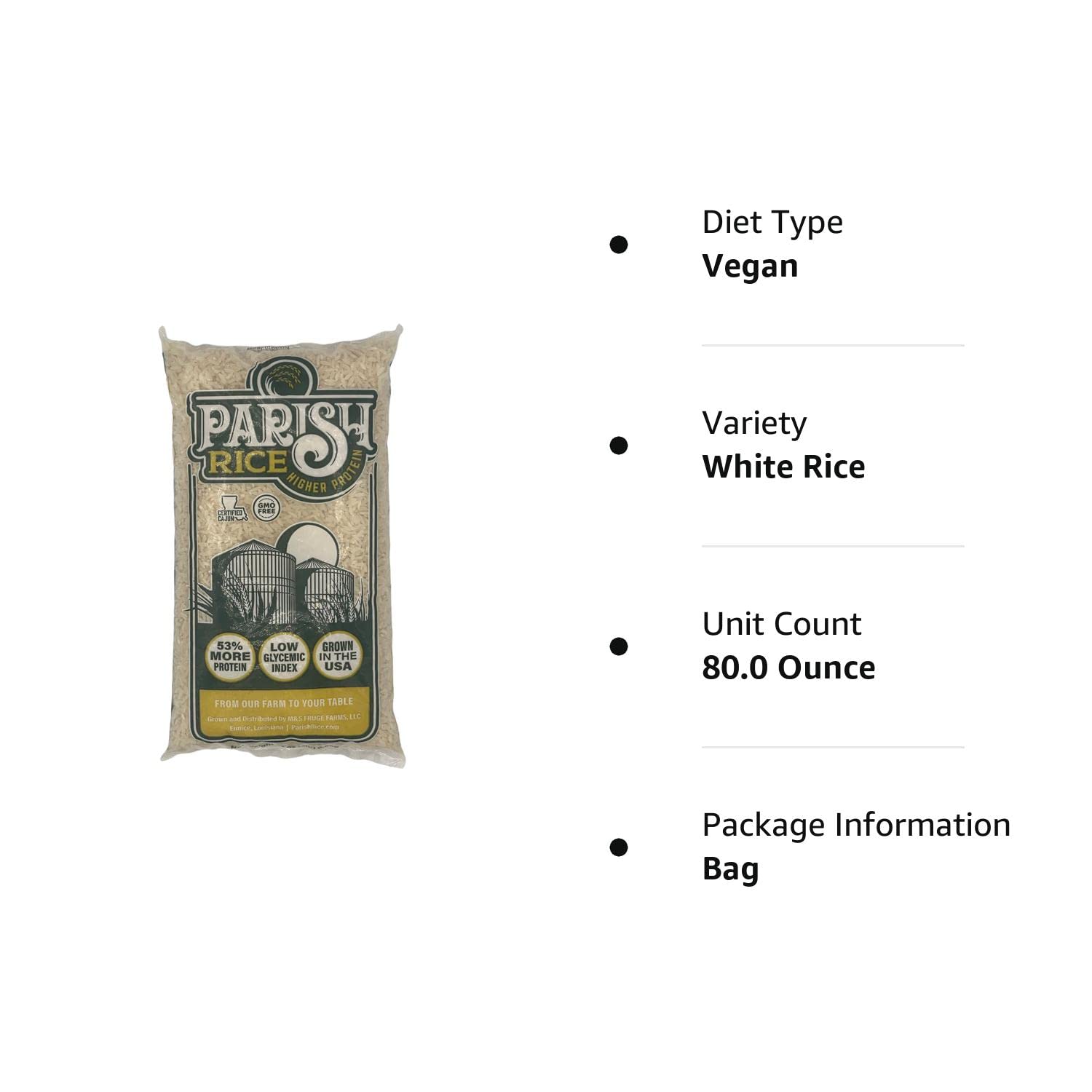 Snapklik.com : Parish White Rice High-Protein Rice