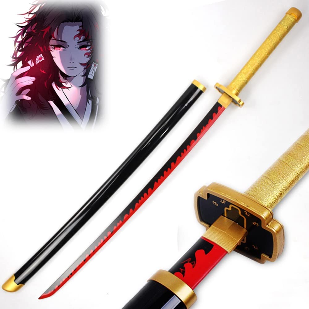 Wwmm Demon Slayer Cosplay Sword Samurai Anime Swords 41inches Bamboo ...