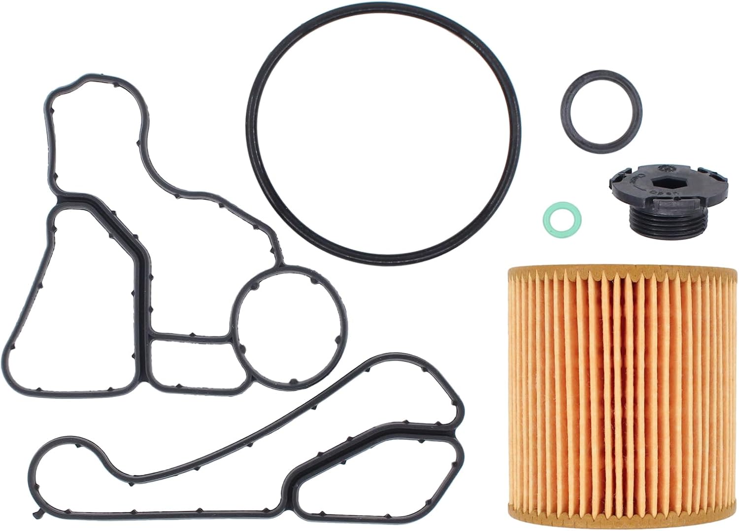Amazon.com: ApplianPar Engine Oil Filter Housing Gasket Kit and Cooler ...